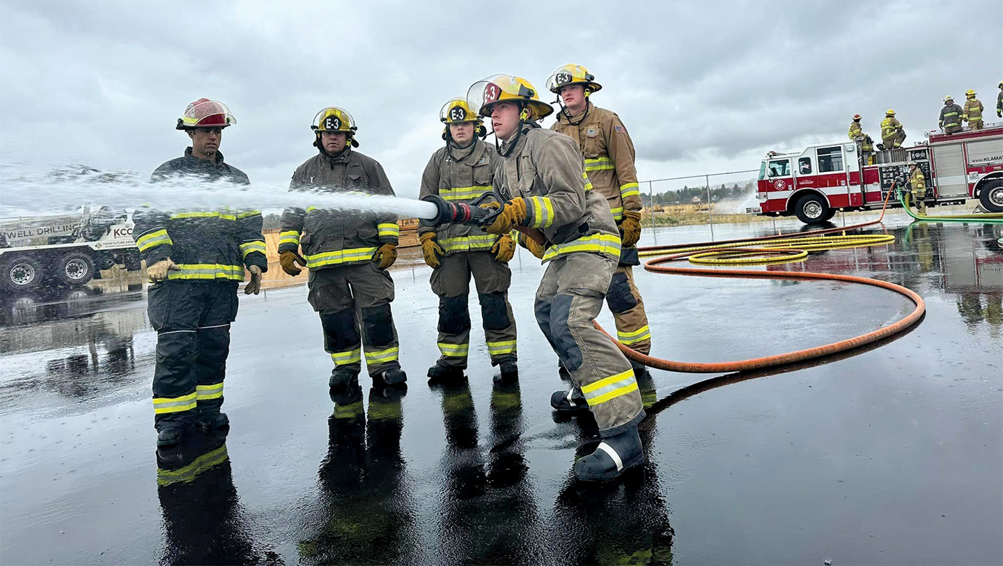 KLAMATH Community College | KCC Fire Training Academy: Not for the ...